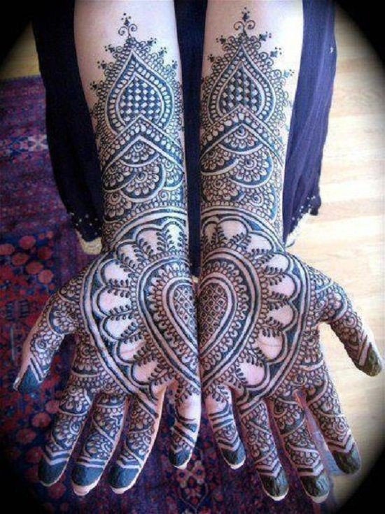 Front hand mehndi design Arabic wtih images photos - Spruce Styles