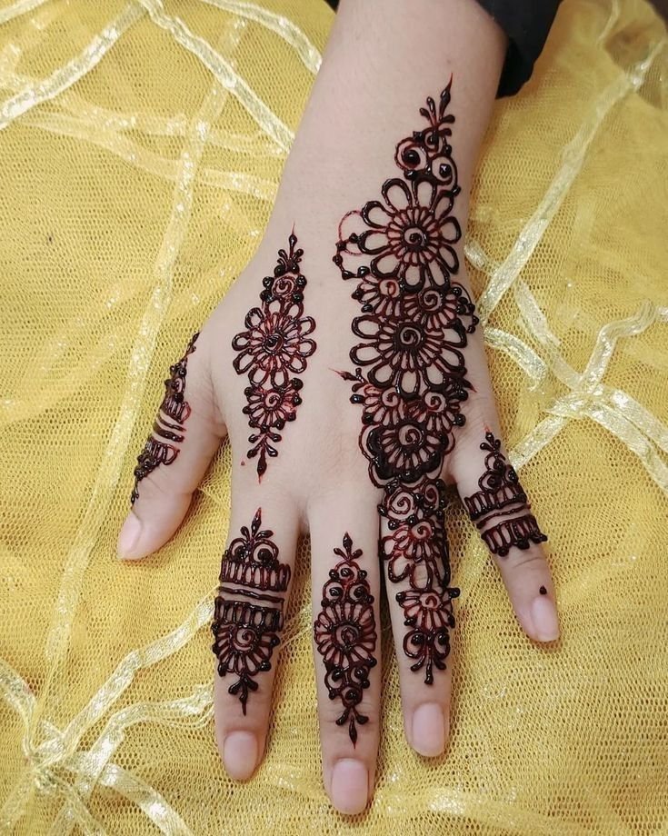 Beyond the Palm: 9 Stunning Back Hand Mehndi Designs - Spruce Styles